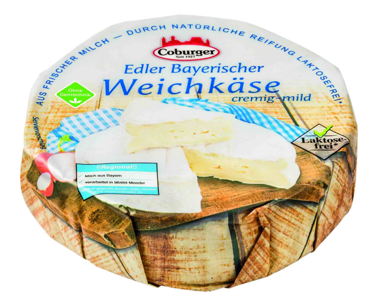 Coburger Edler Bayerischer Weichkäse, 350 g VLOG - Milchwerke ...